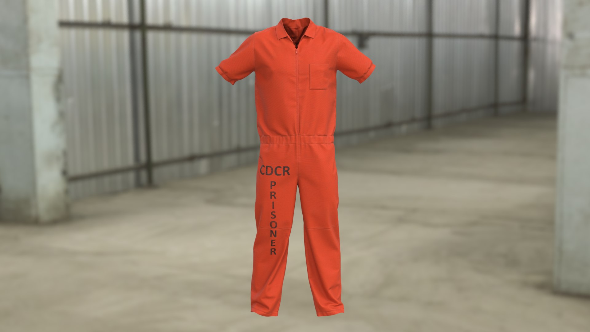 3D CDCR Prison Overalls Collection model - TurboSquid 2052388