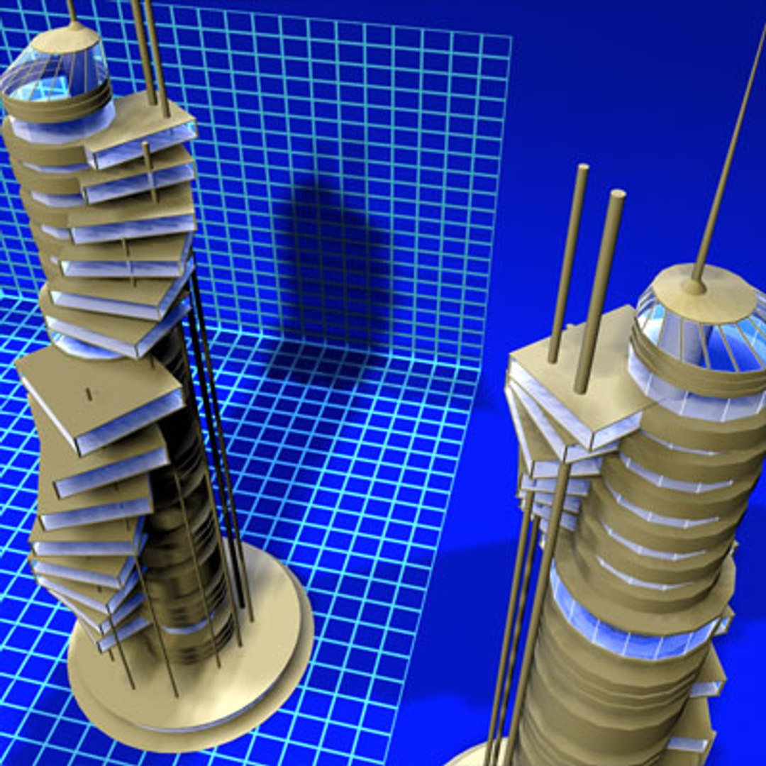 3d Model Of Spindeck Tower 112707 01
