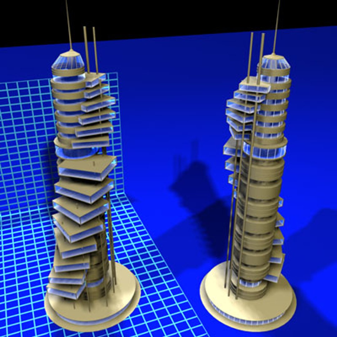 3d Model Of Spindeck Tower 112707 01