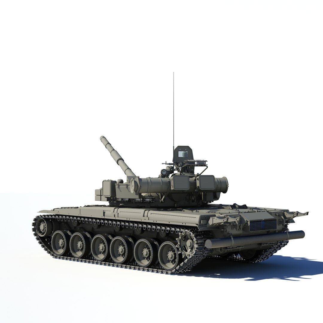 T-80 T-80bv 3d Model
