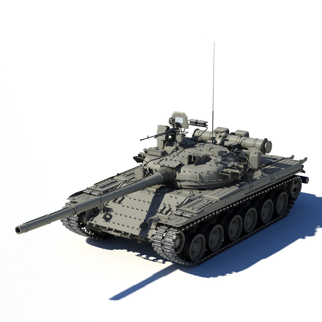 T-80 T-80bv 3d Model