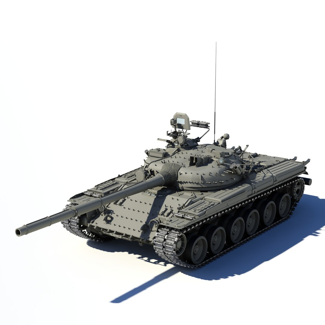 T-80 T-80bv 3d Model