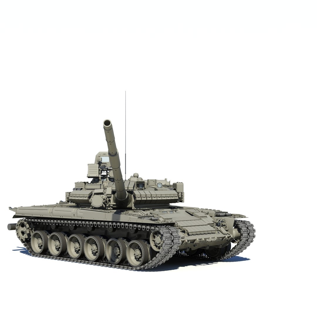 T-80 T-80bv 3d Model