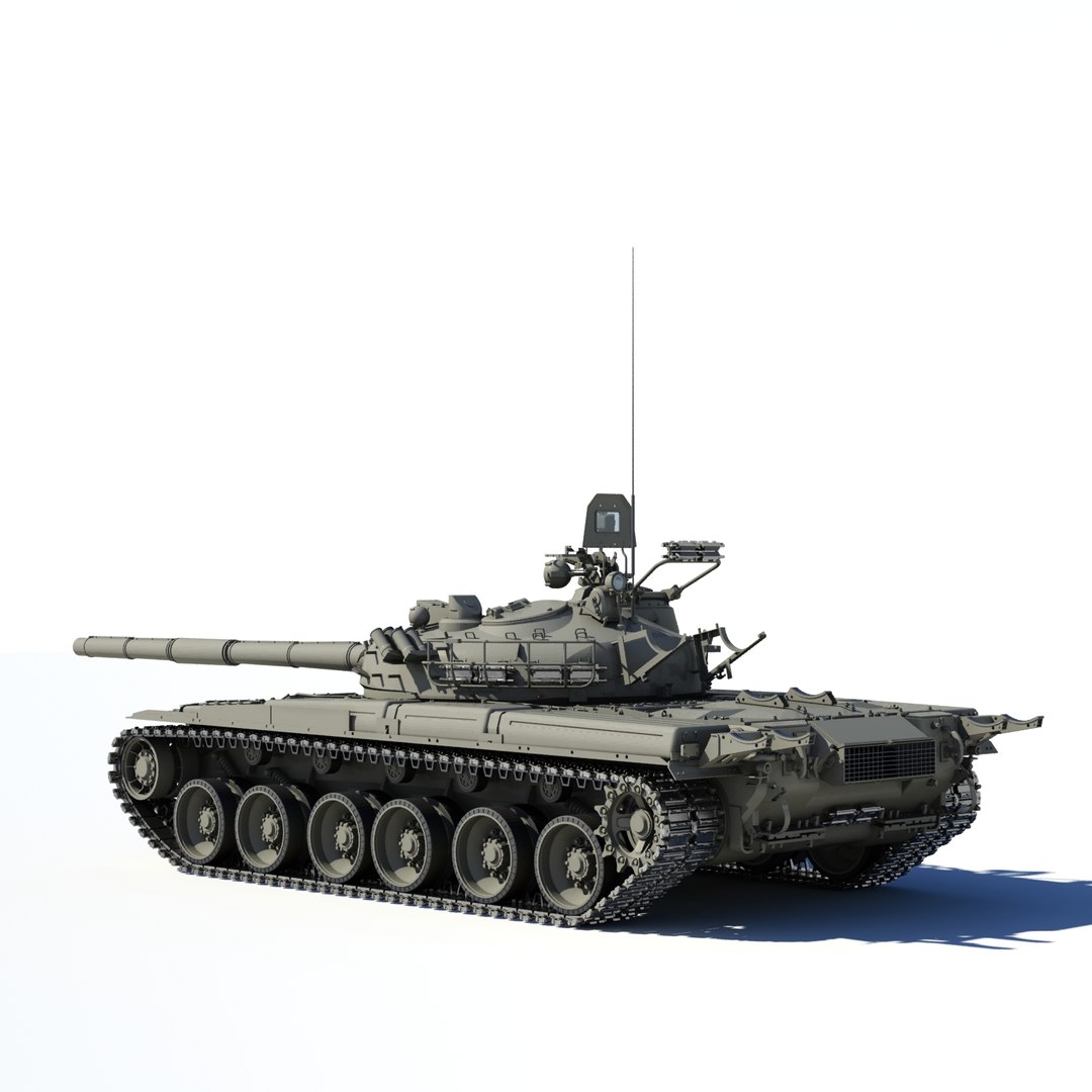 T-80 T-80bv 3d Model