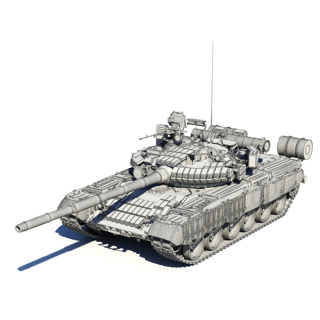T-80 T-80bv 3d Model