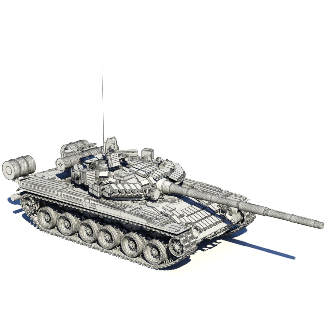 T-80 T-80bv 3d Model