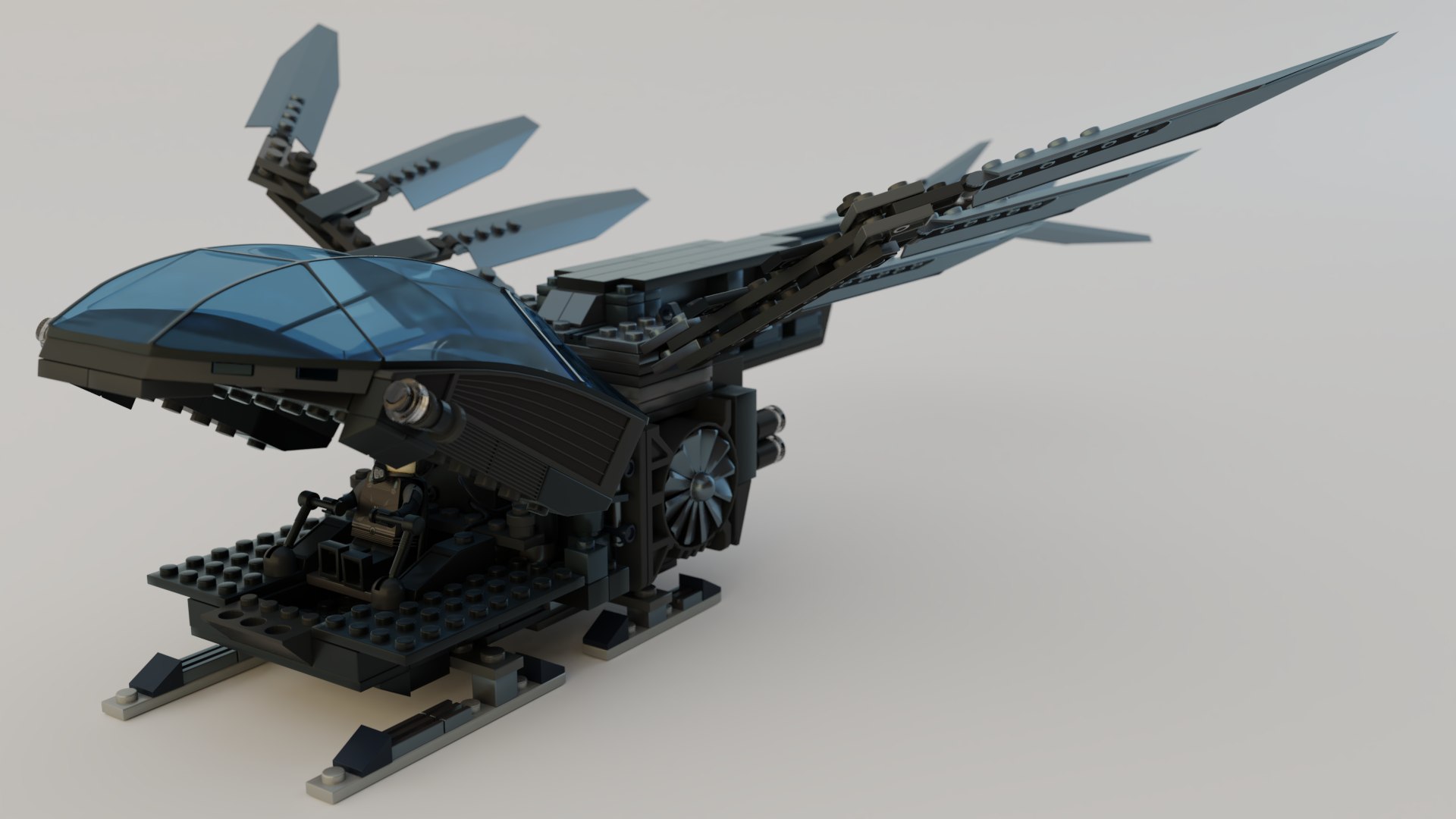 Lego Ornithopter And Paul Atreides 3D Model - TurboSquid 1806161