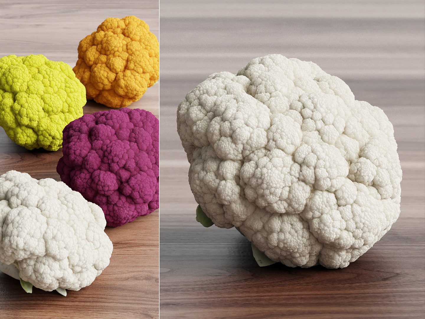 3D Cauliflower - TurboSquid 2155560