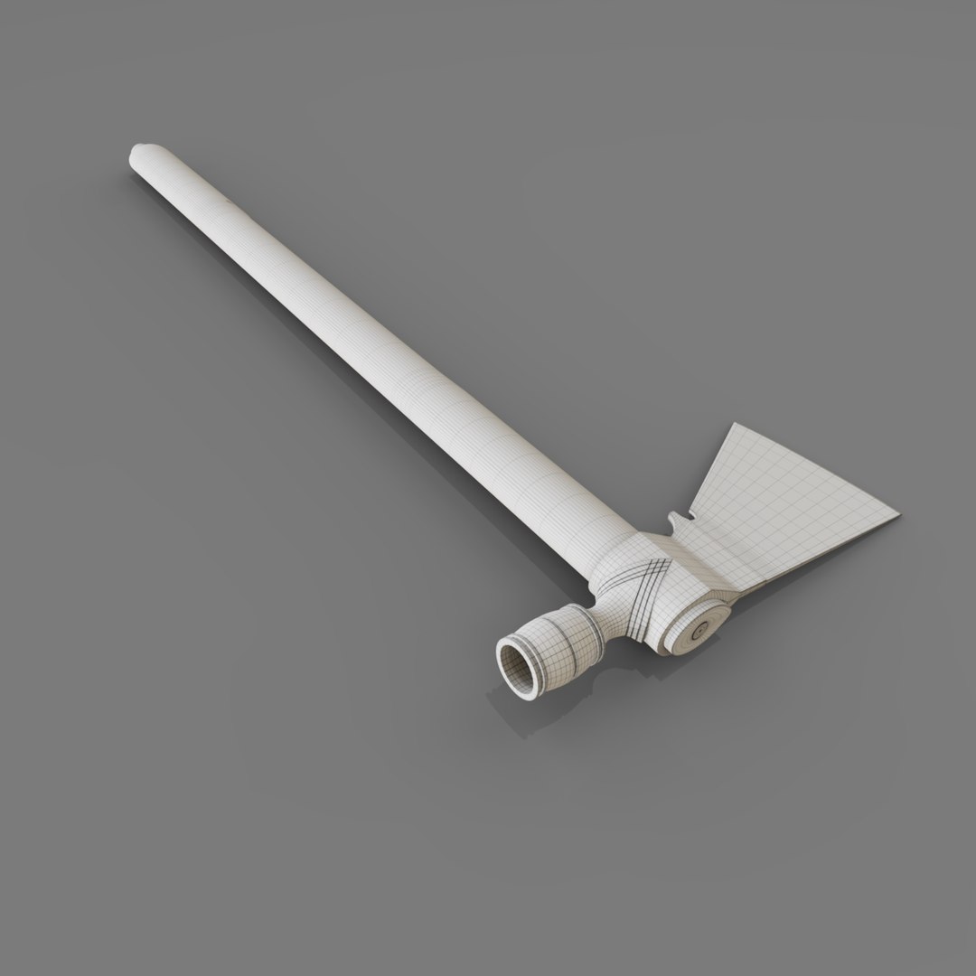 3D Axe British Indian Trade Pipe-Tomahawk 1840 Model - TurboSquid 2075899