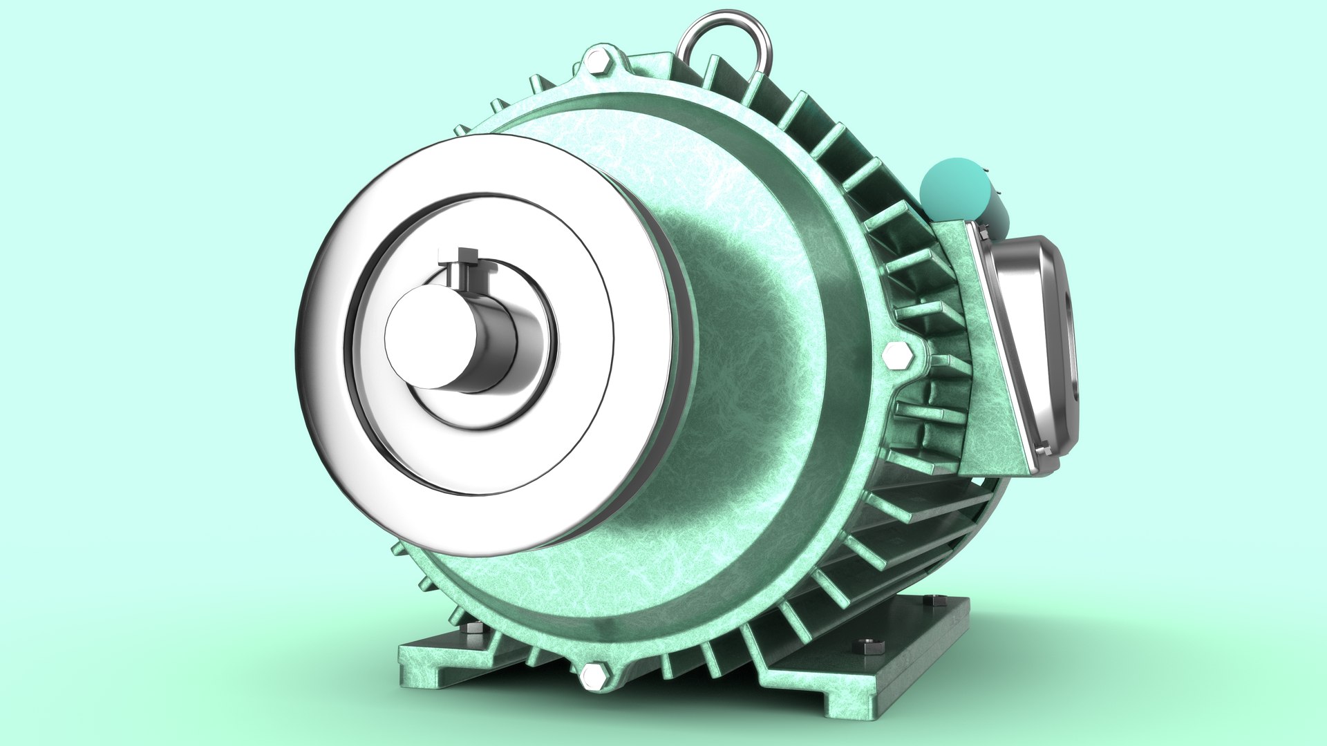 3D Electric Motor Model - TurboSquid 2327113