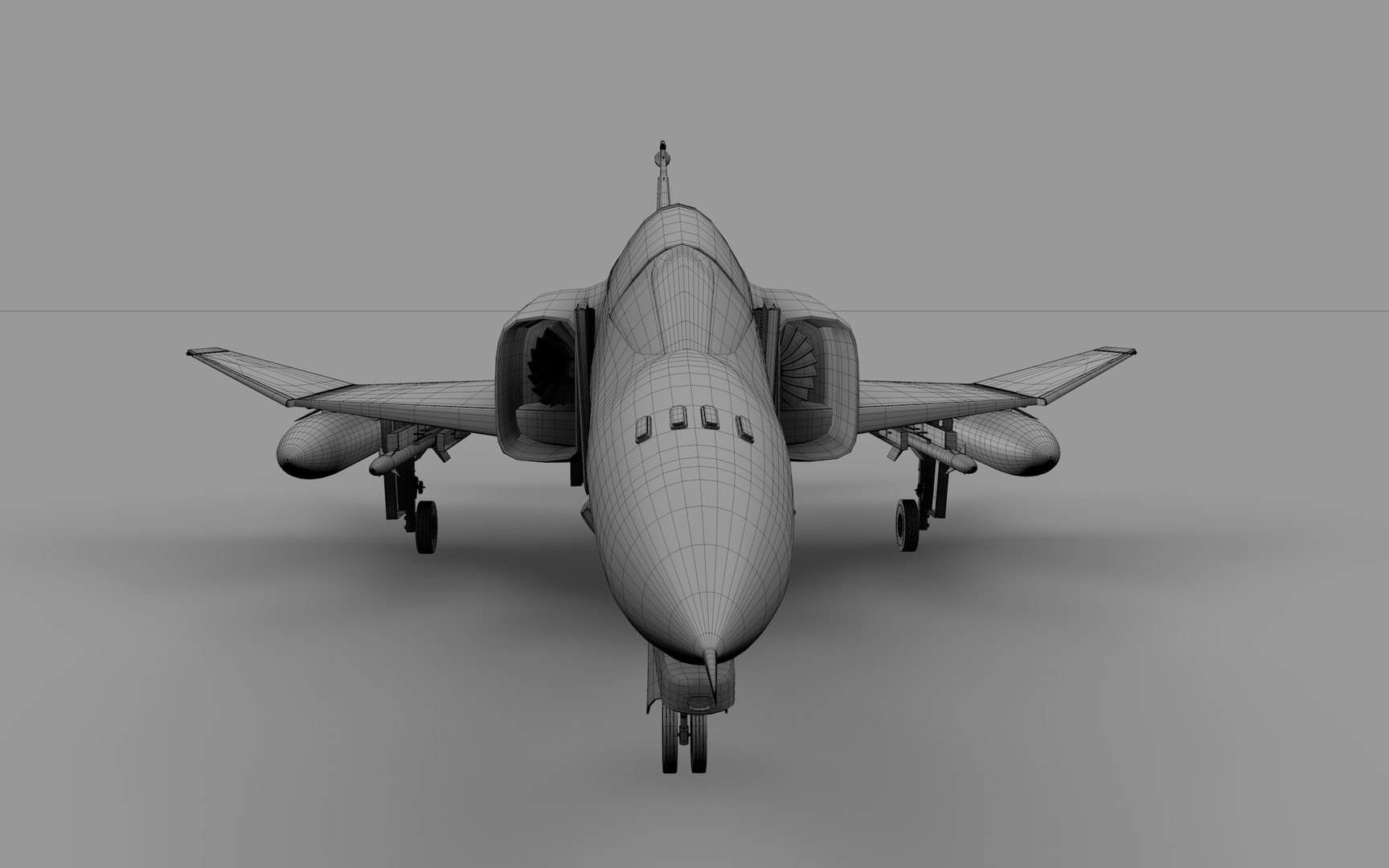Mcdonnell douglas f-4 3D model - TurboSquid 1671877