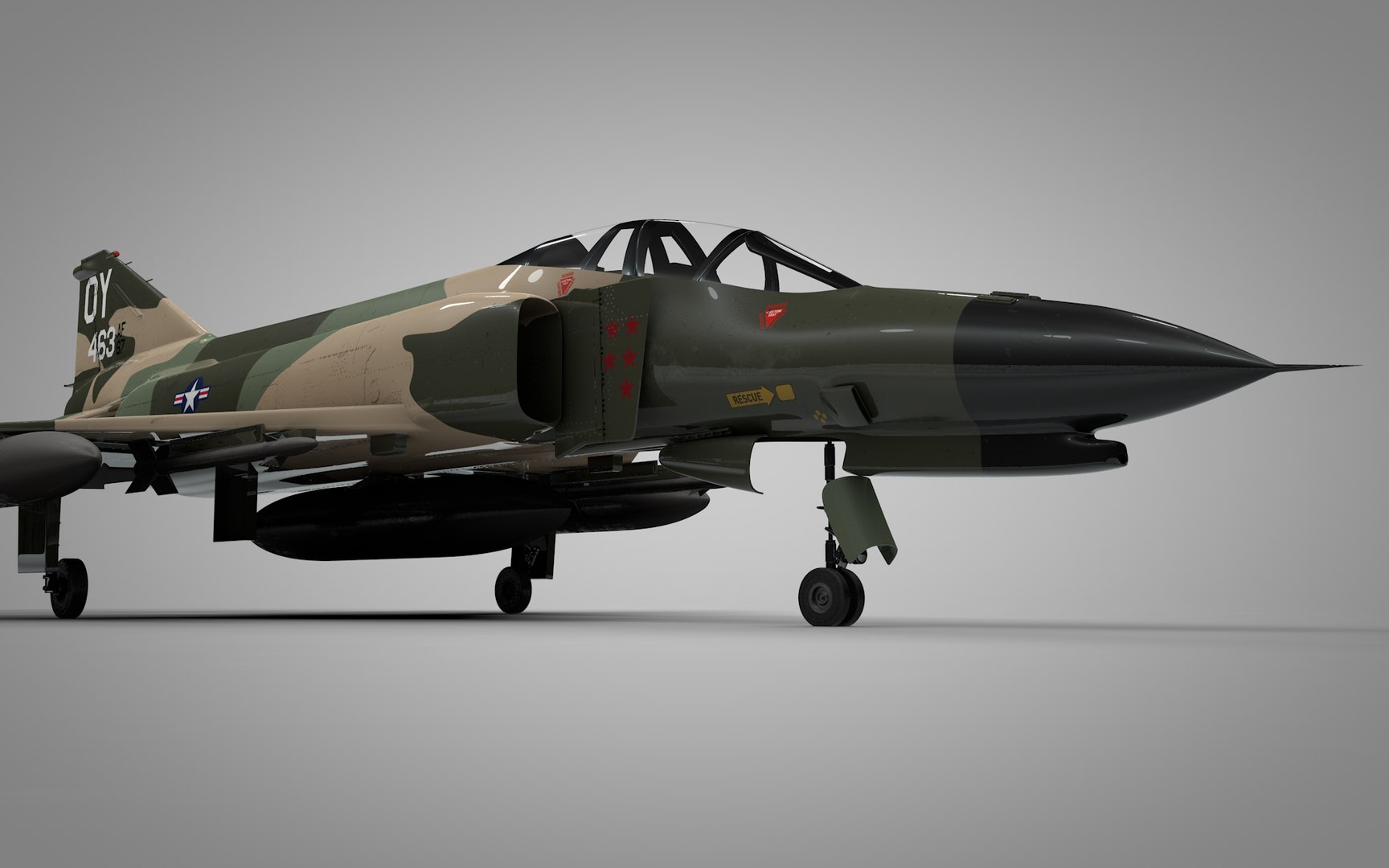 Mcdonnell douglas f-4 3D model - TurboSquid 1671877