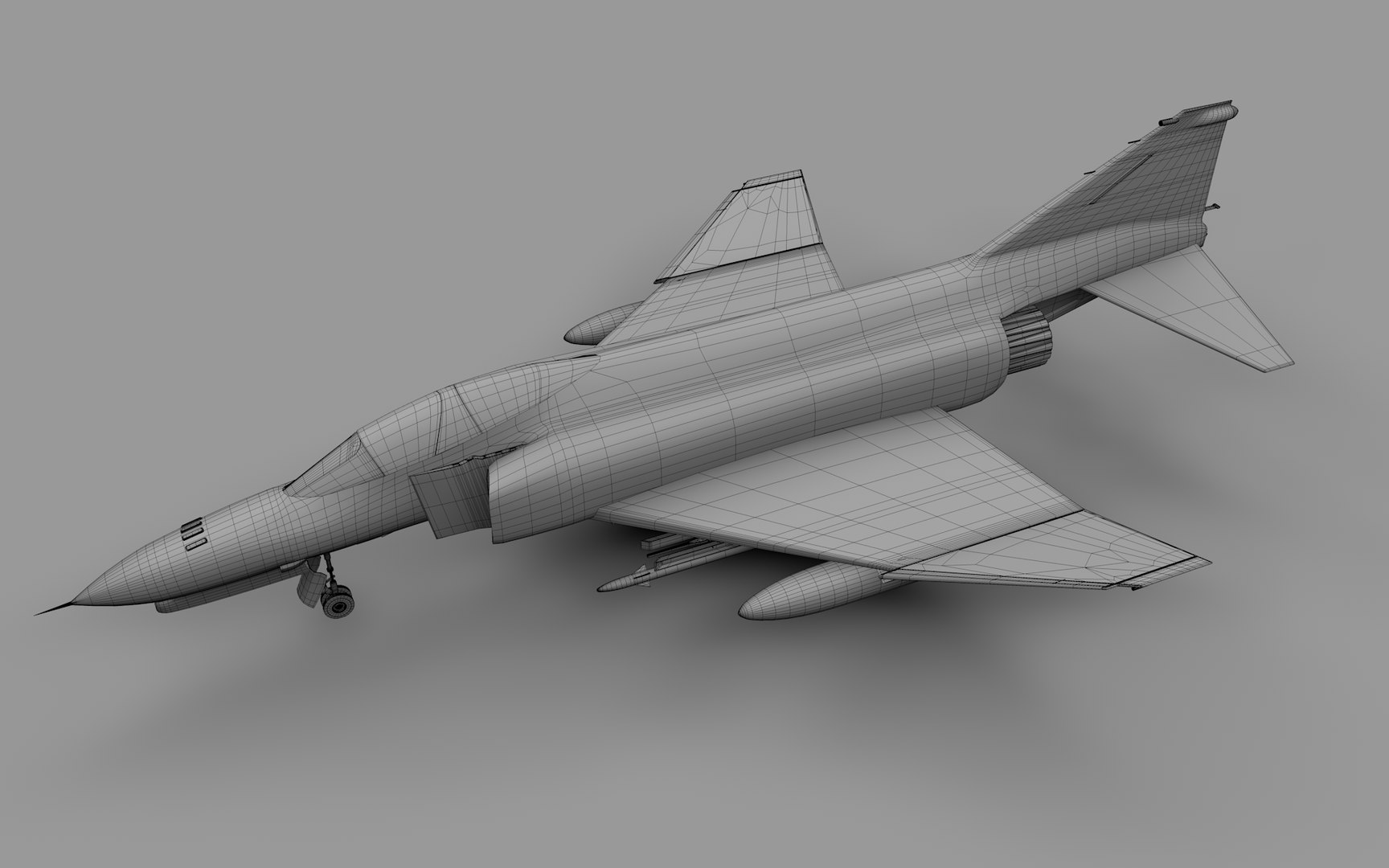 Mcdonnell douglas f-4 3D model - TurboSquid 1671877