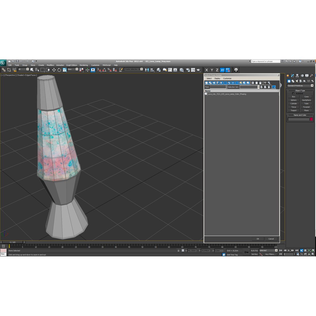 3dsmax Ice Lava Lamp
