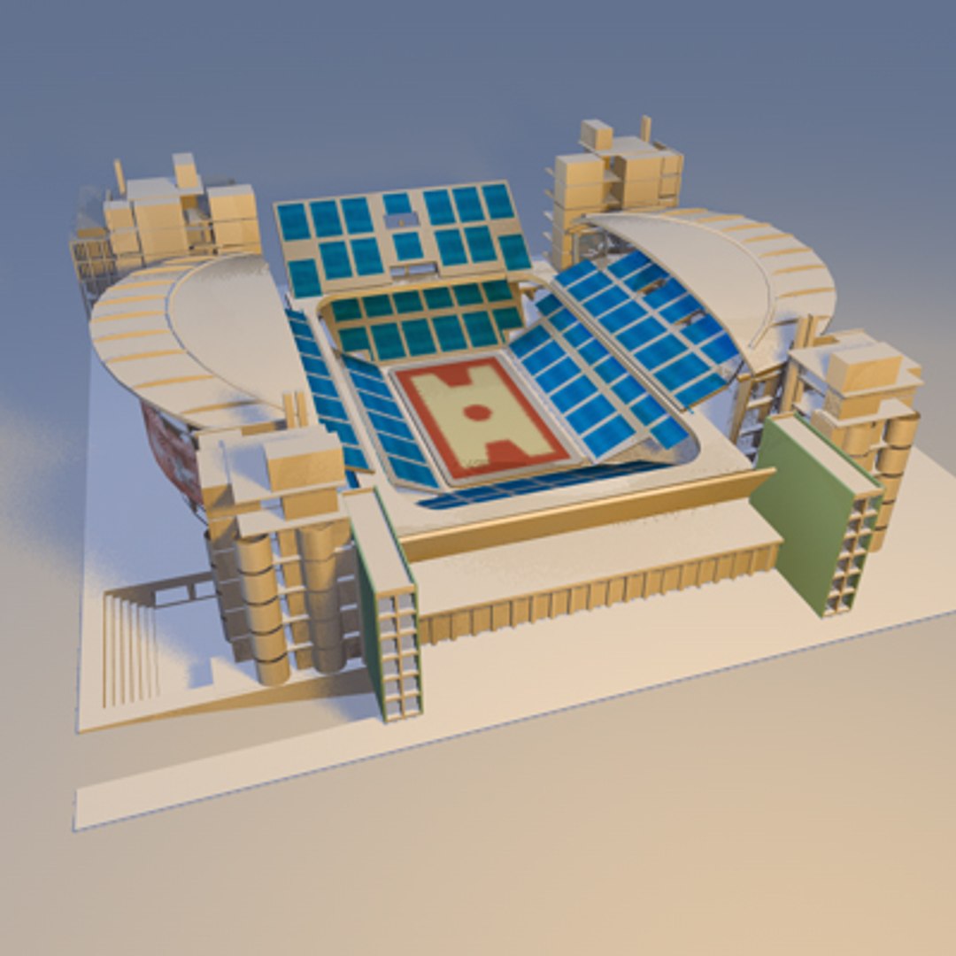 sport pavilion 3d model