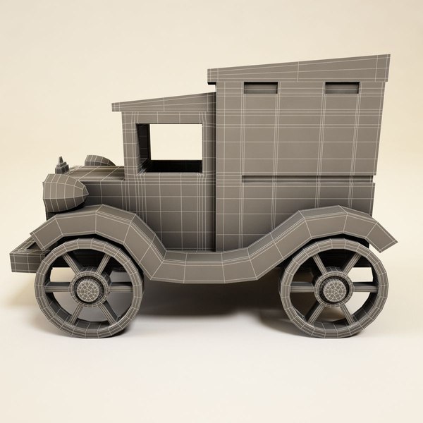wooden toy car wood 3ds