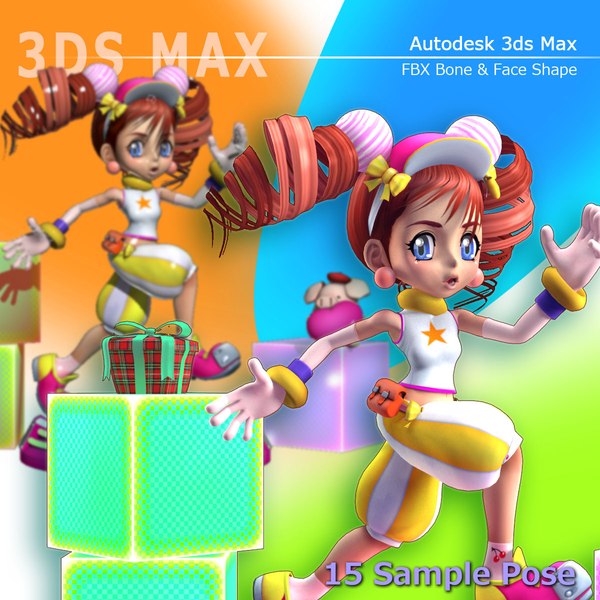 xsi cartoon character mei-chan