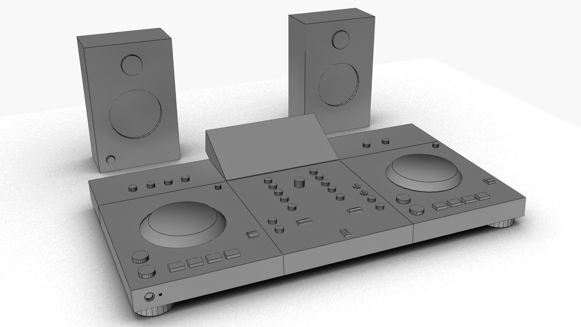 3D model dj music - TurboSquid 1705135