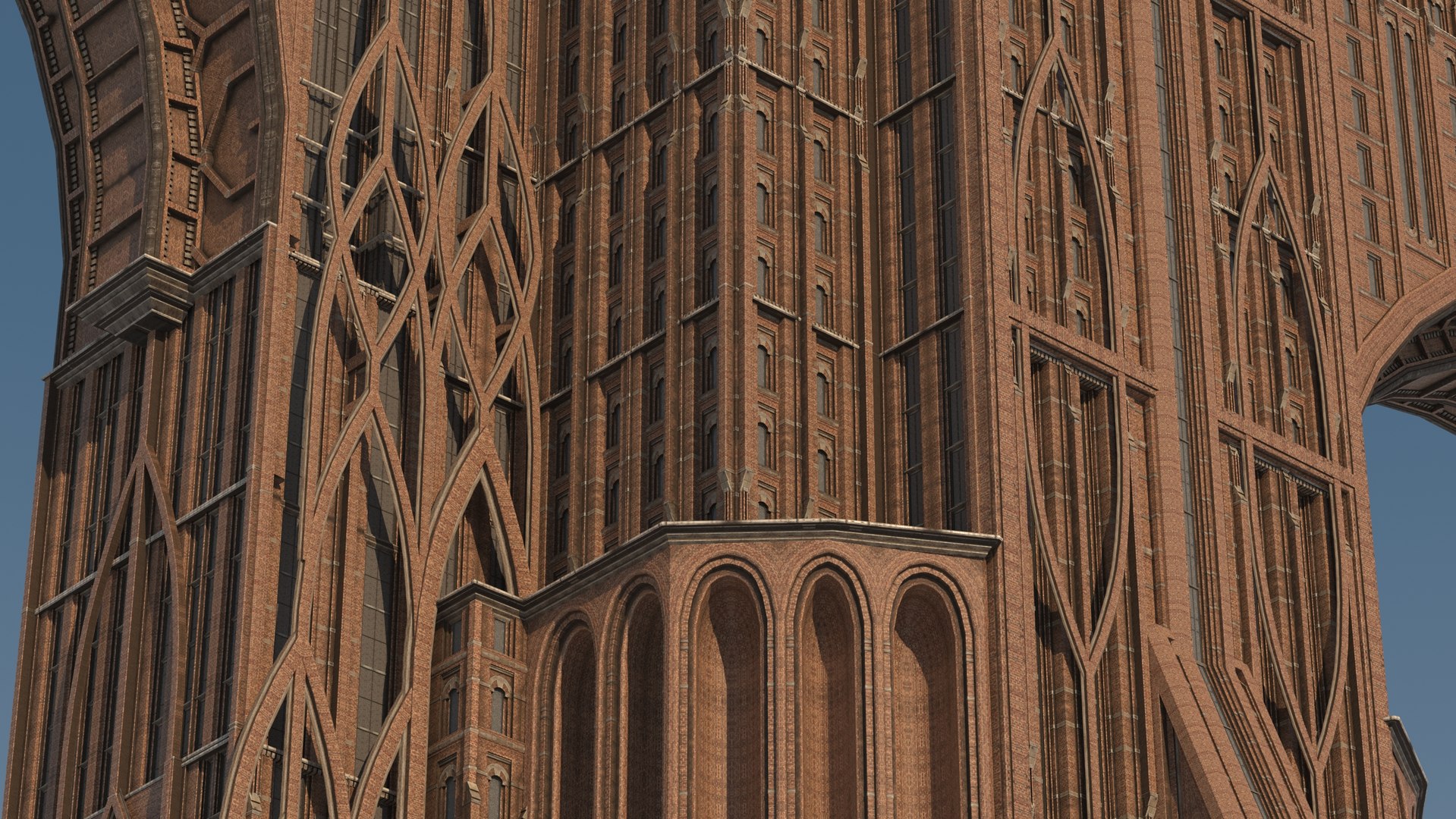 3D giant tower church 01 model - TurboSquid 1518497