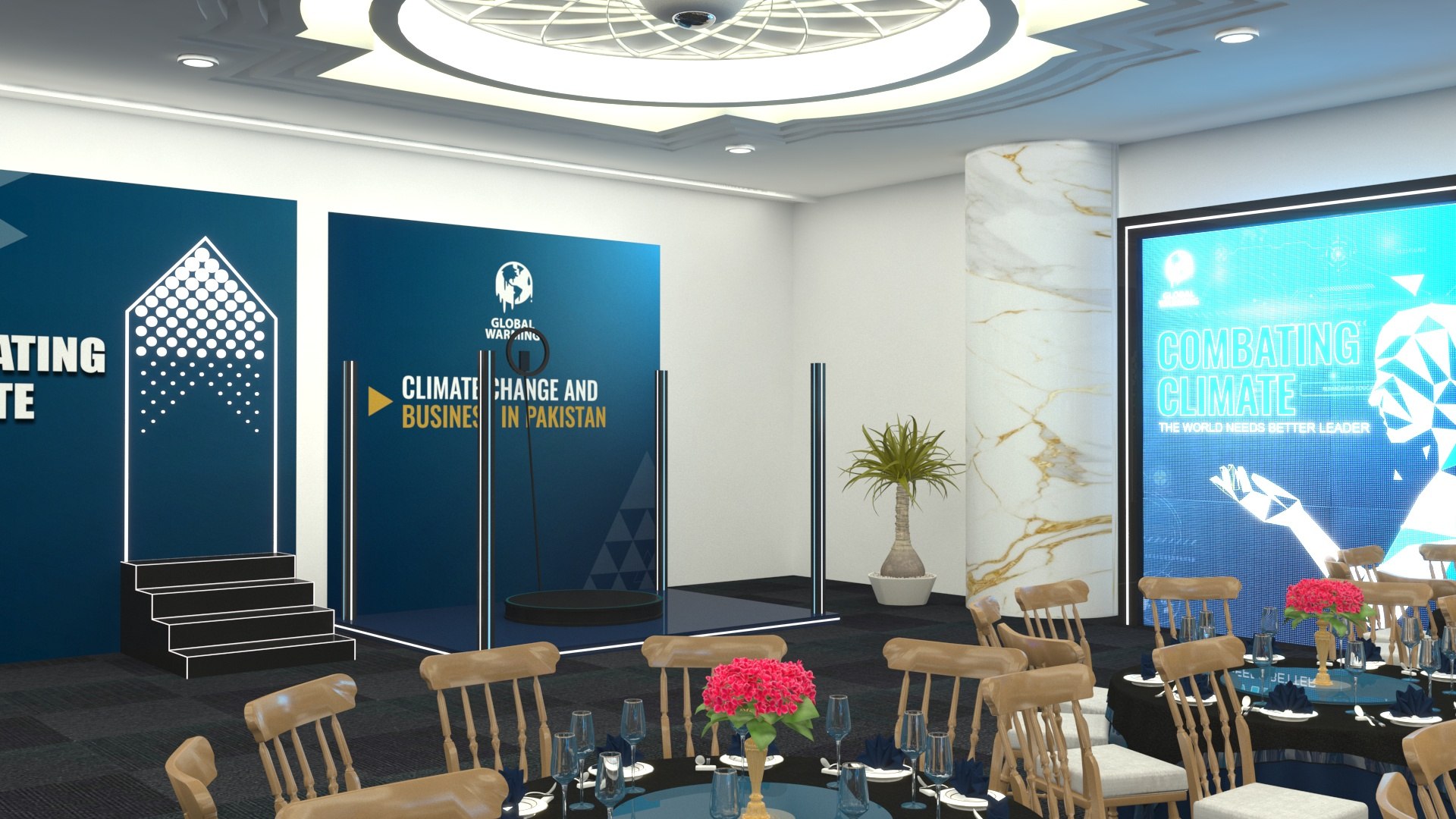Corporate Event Design 3D Model - TurboSquid 2404024