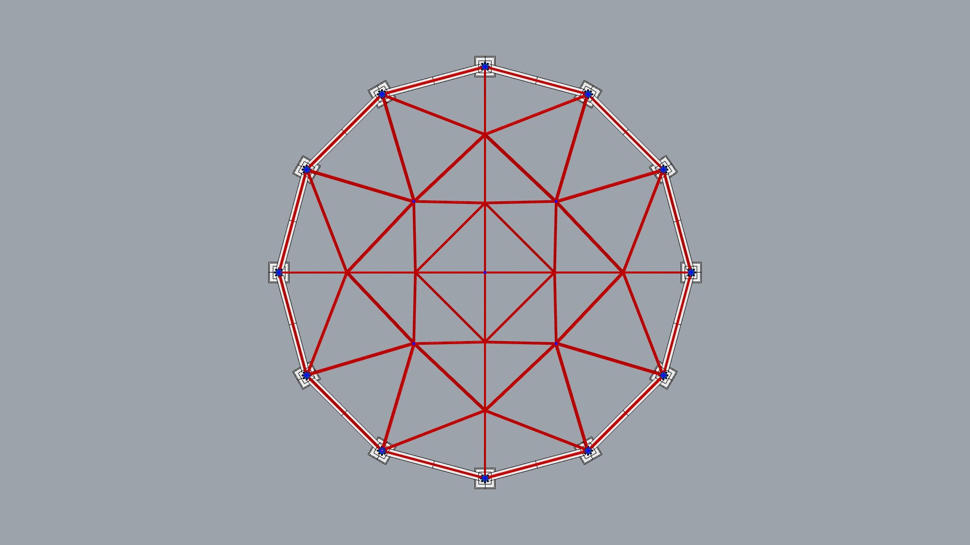 3D Truss Beam - Spherical Roof Model - TurboSquid 2060626