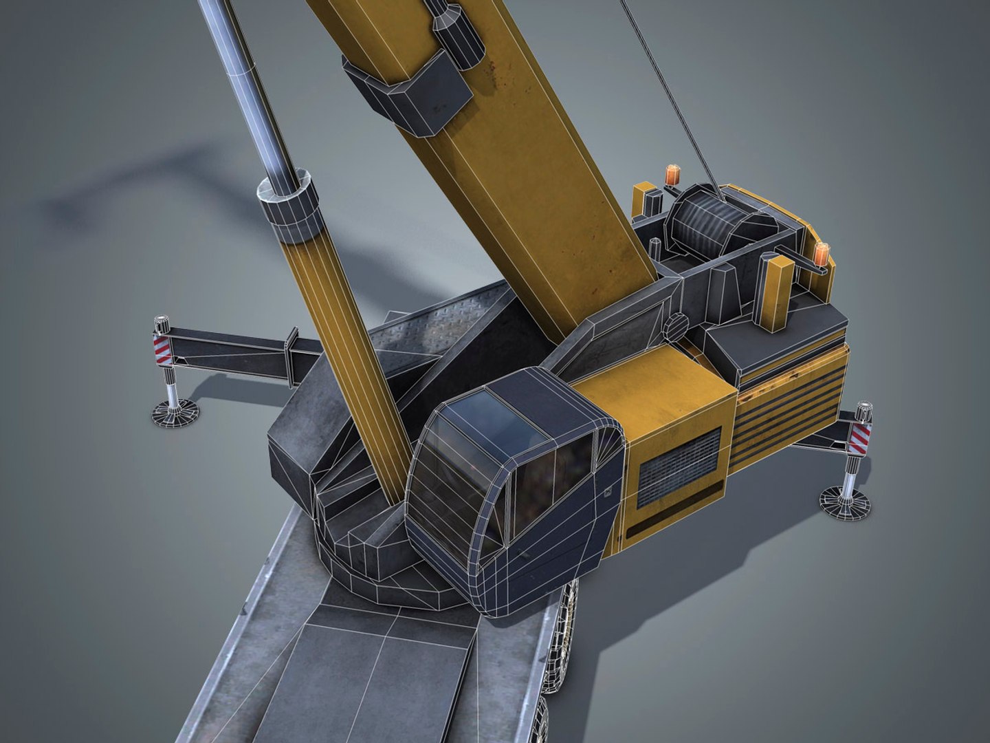 Mobile Crane 3D Model - TurboSquid 1447441