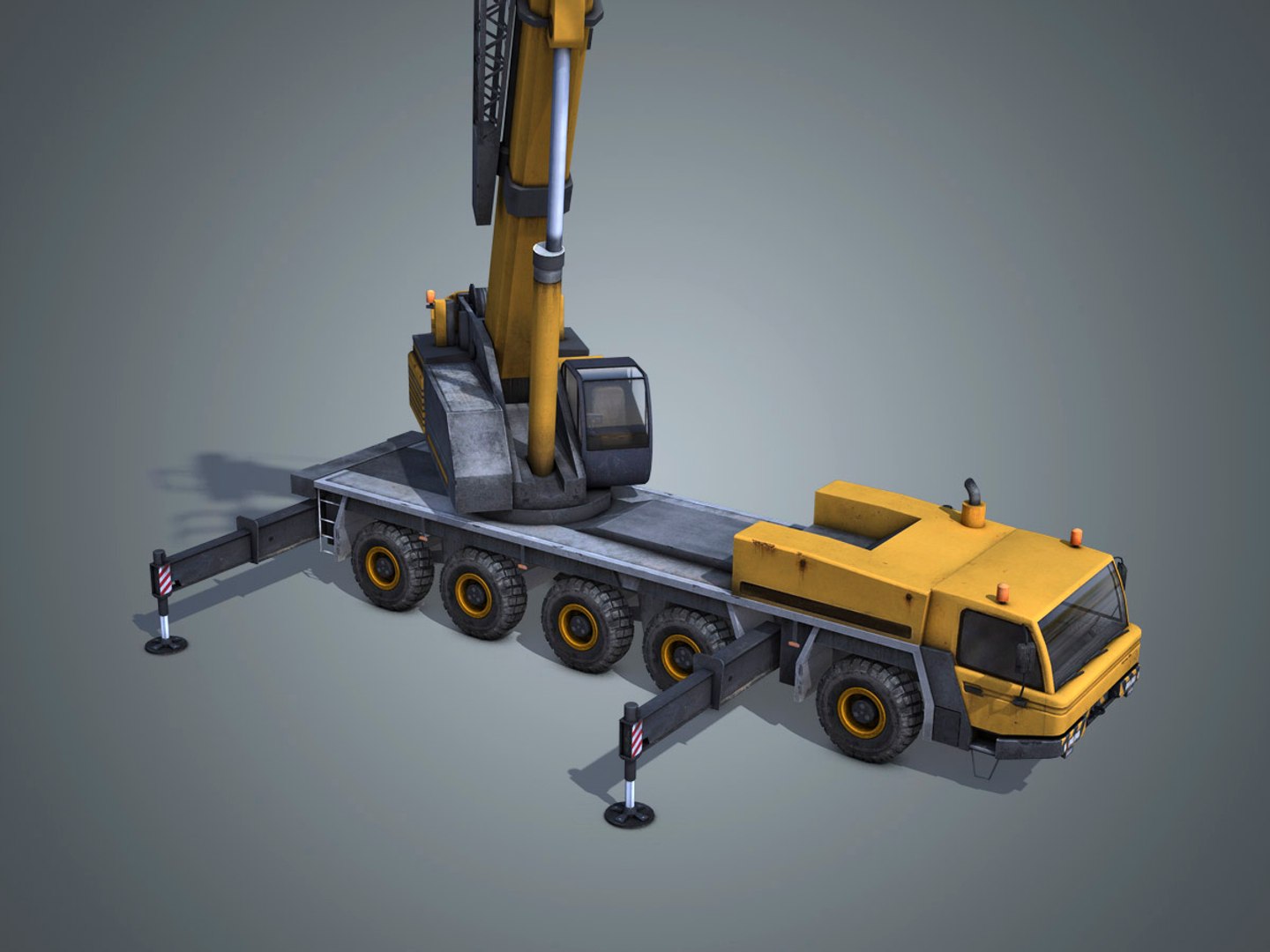 Mobile Crane 3D Model - TurboSquid 1447441
