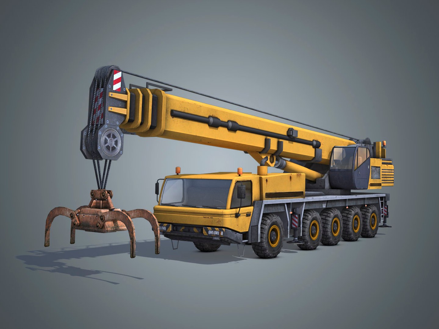 Mobile Crane 3D Model - TurboSquid 1447441