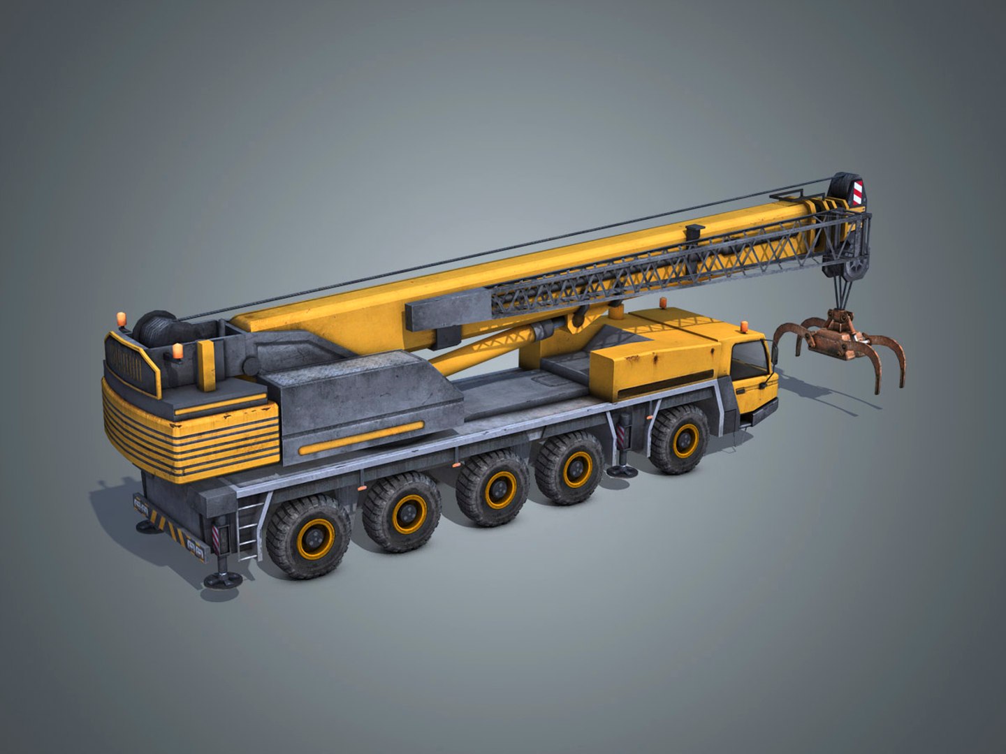 Mobile Crane 3D Model - TurboSquid 1447441