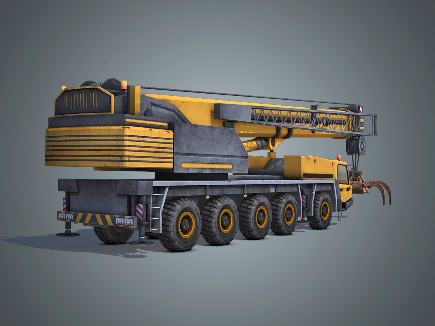 Mobile Crane 3D Model - TurboSquid 1447441
