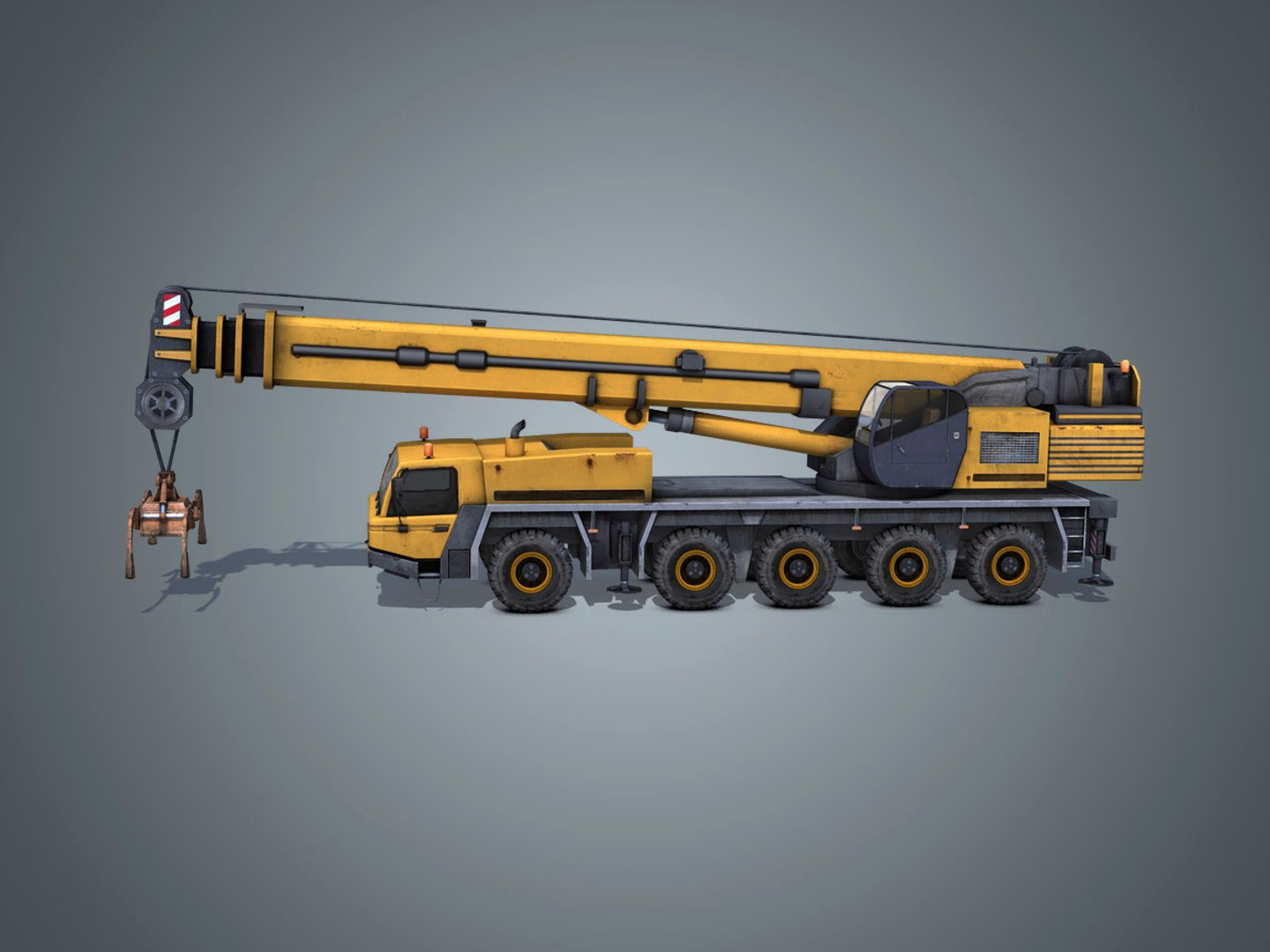 Mobile Crane 3D Model - TurboSquid 1447441