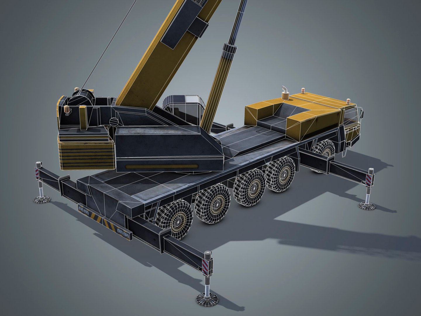 Mobile Crane 3D Model - TurboSquid 1447441