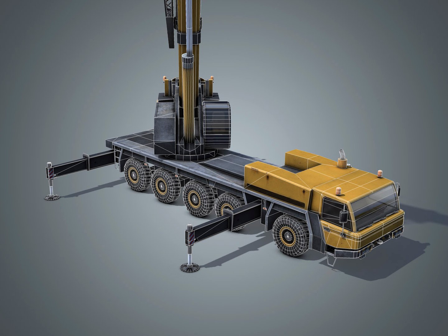 Mobile Crane 3D Model - TurboSquid 1447441