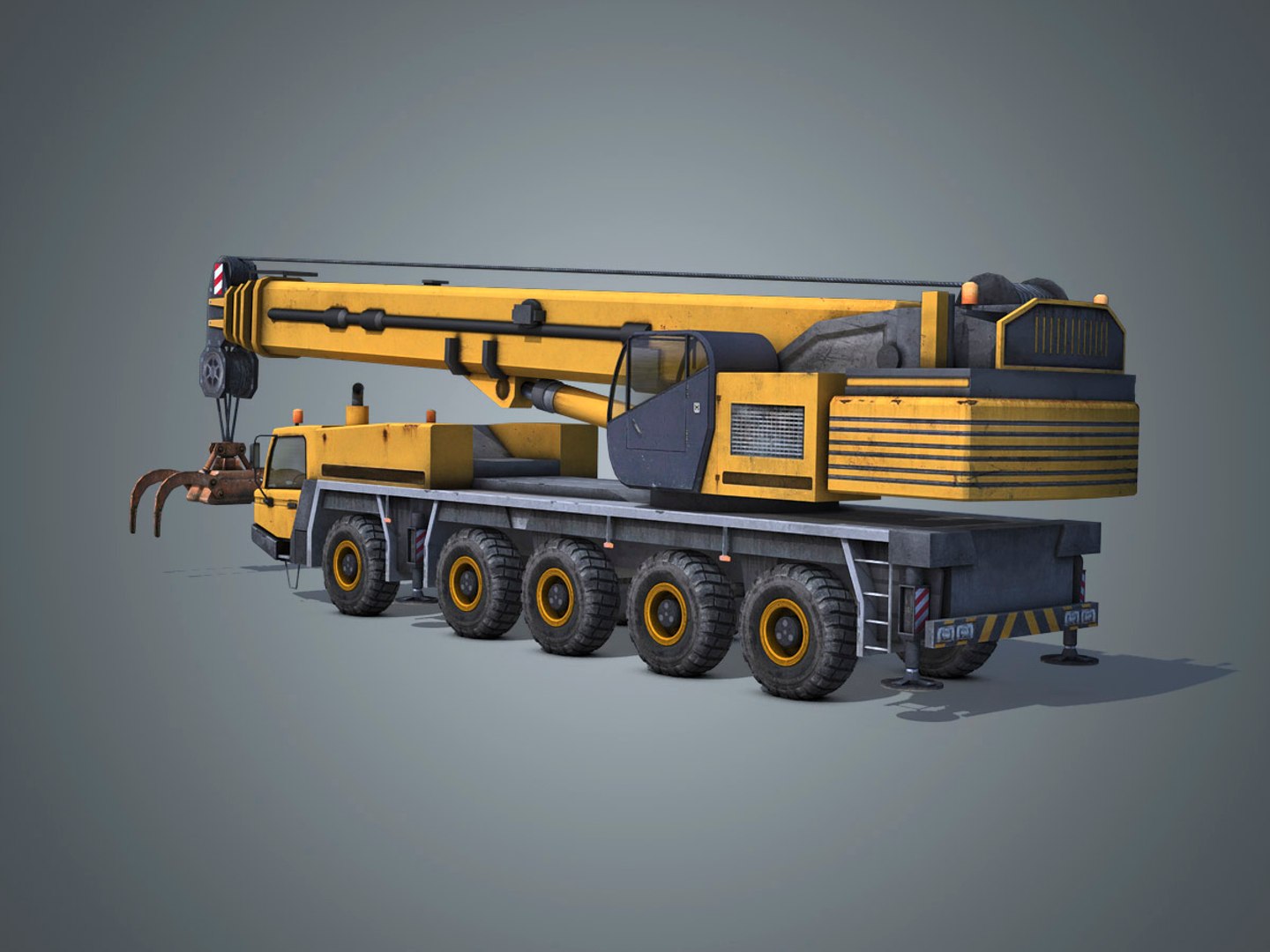 Mobile Crane 3D Model - TurboSquid 1447441