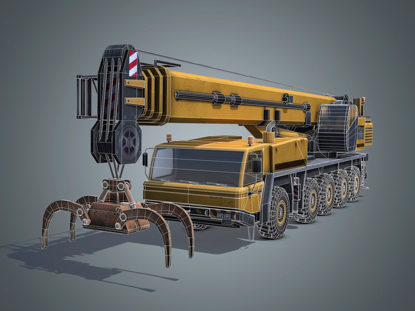Mobile crane 3D model - TurboSquid 1447441