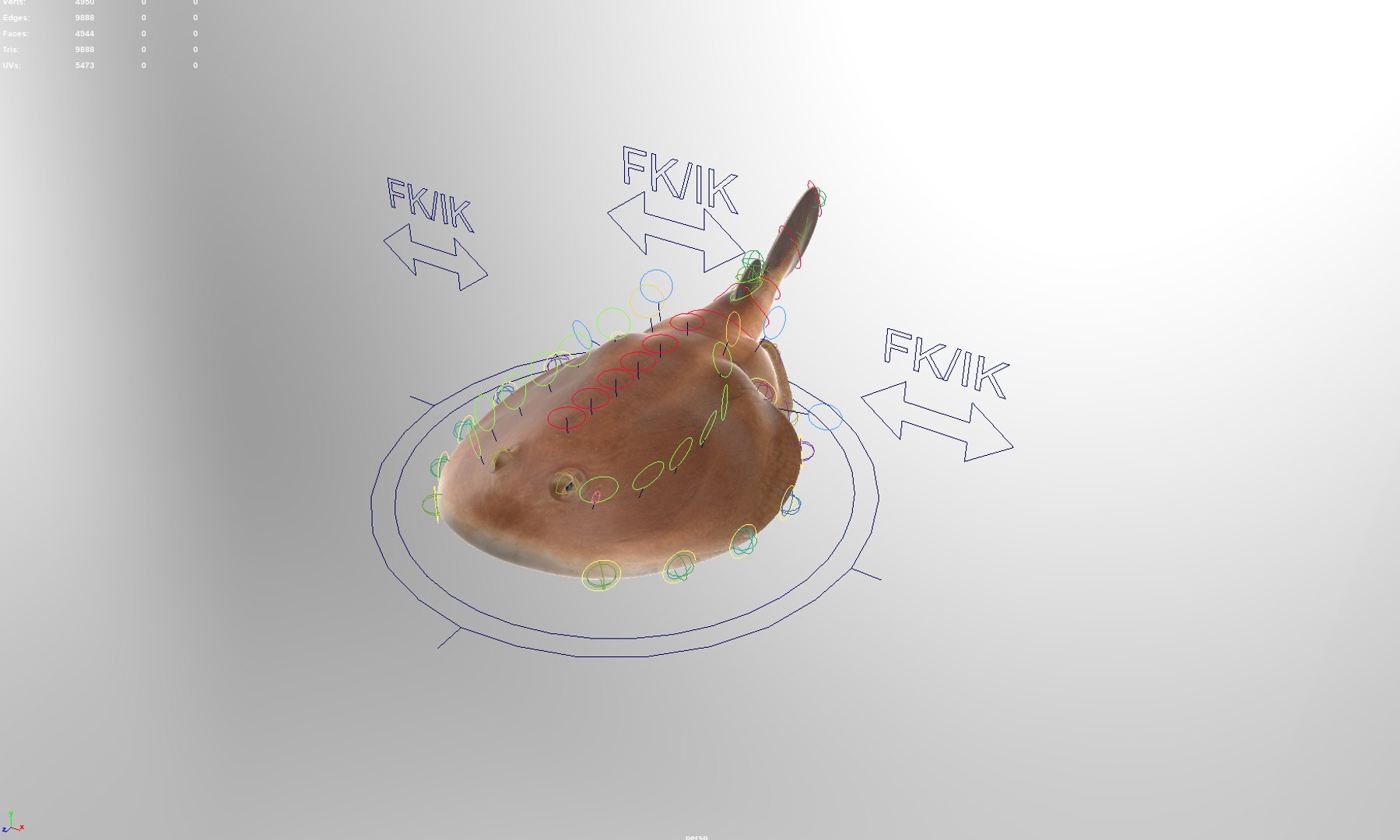 3D Sleeper Ray - TurboSquid 1986236