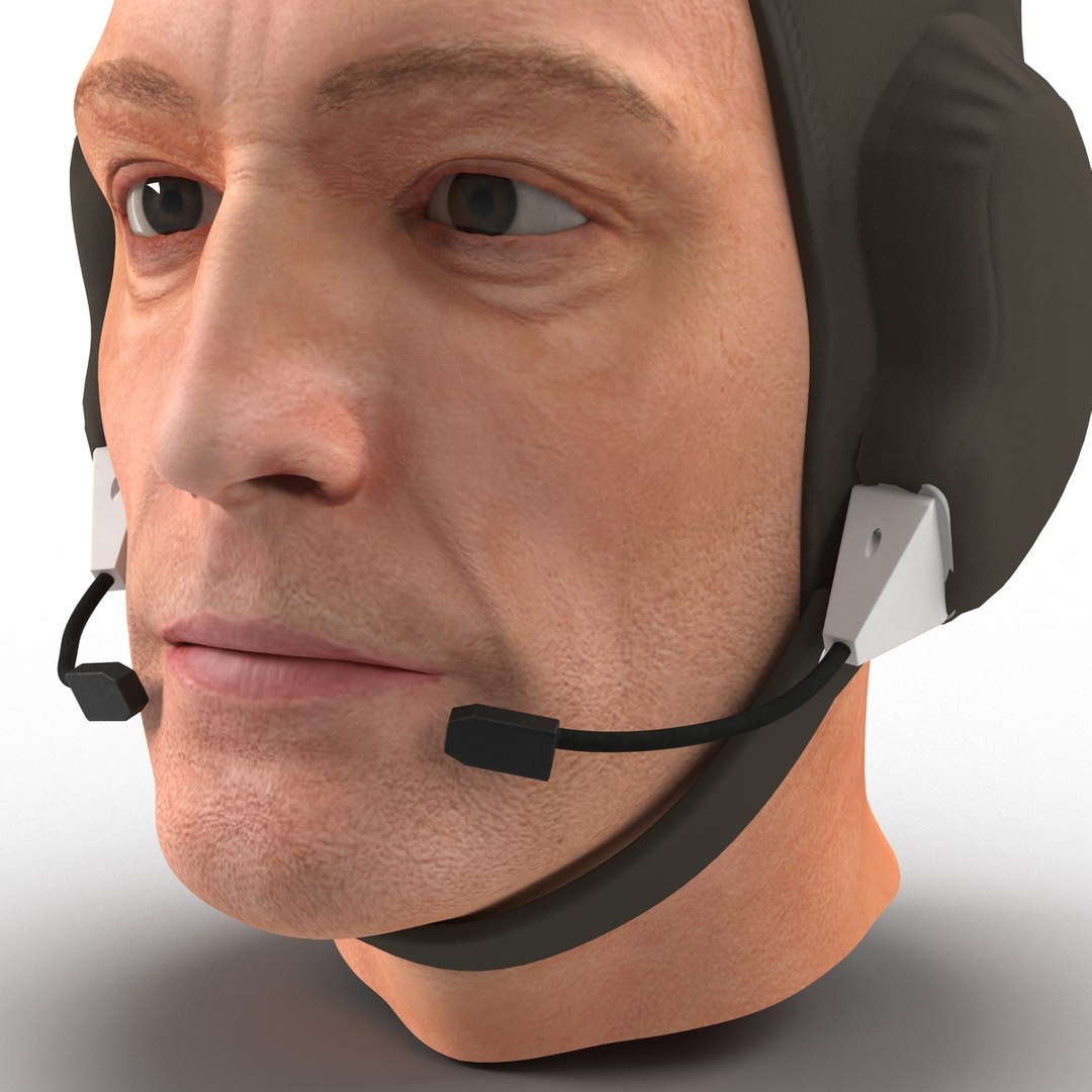astronaut head 3d model
