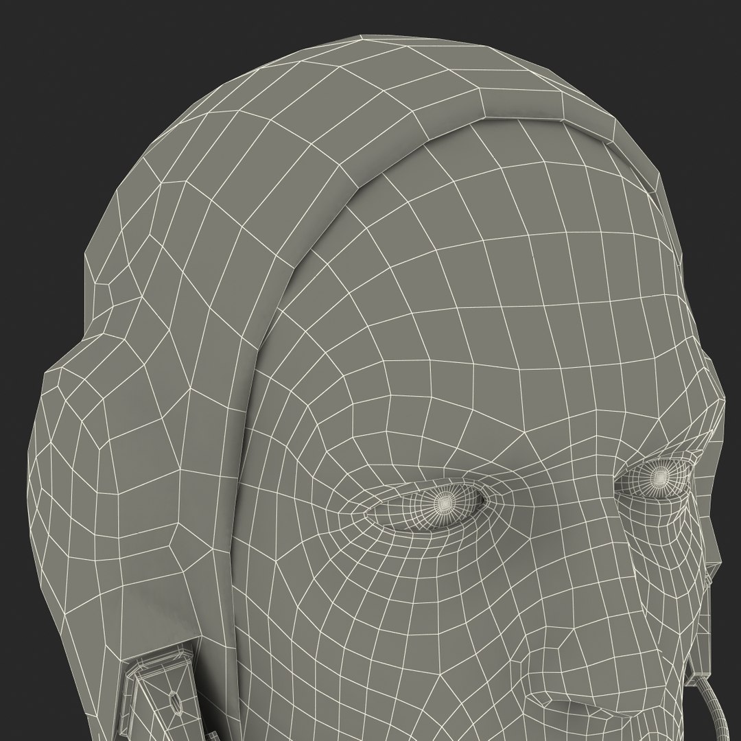 astronaut head 3d model