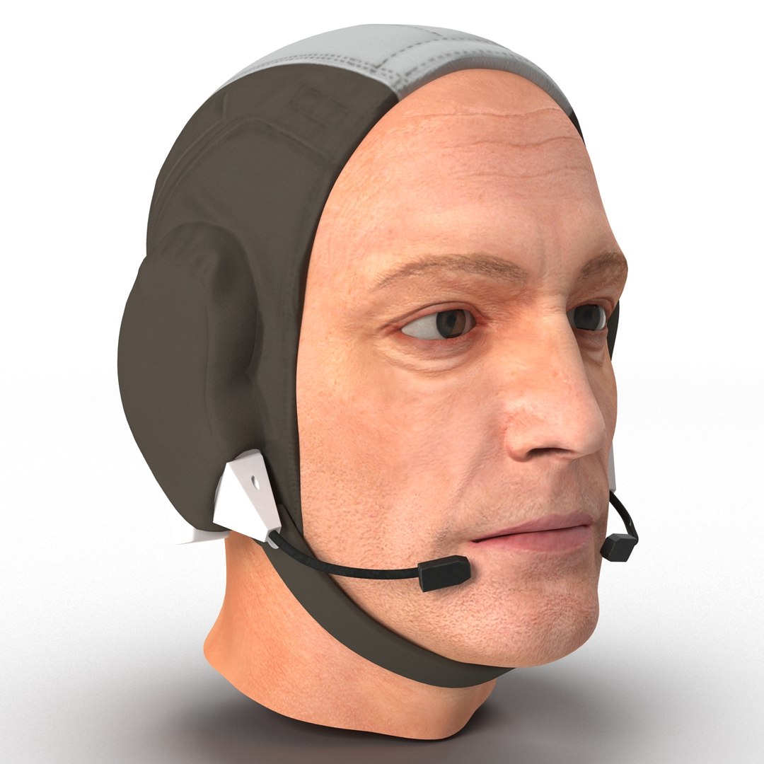 Astronaut Head 3d Model