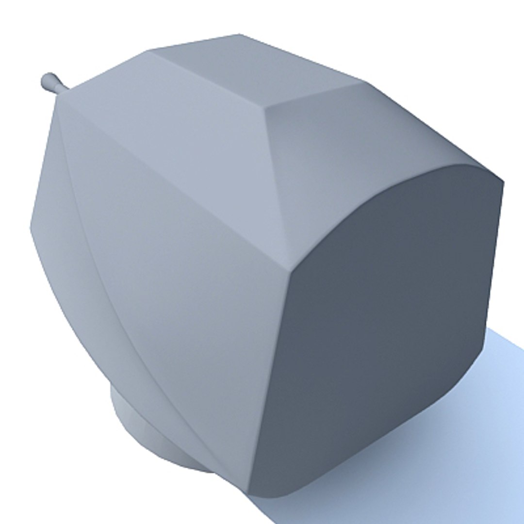 2 deck guns 3d model