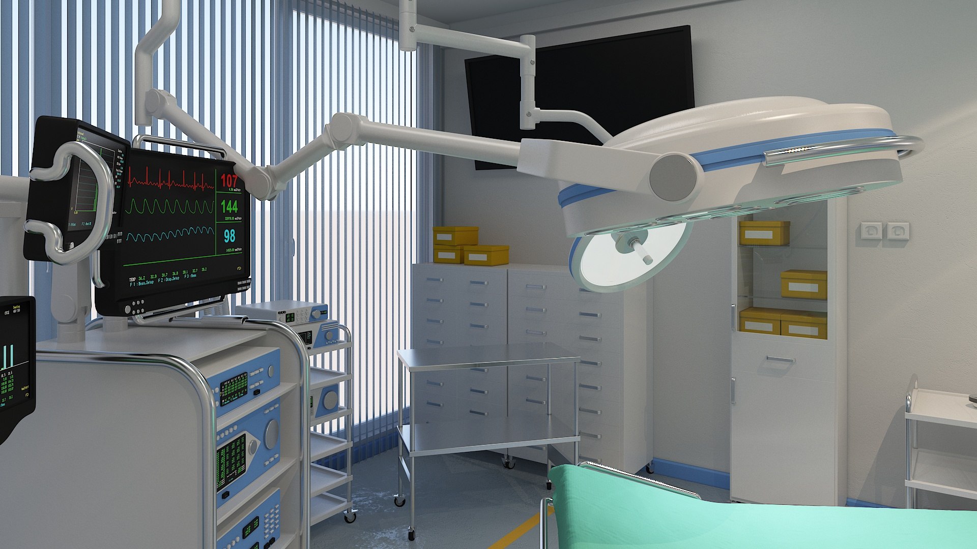 3D General Surgery Room - TurboSquid 2226980