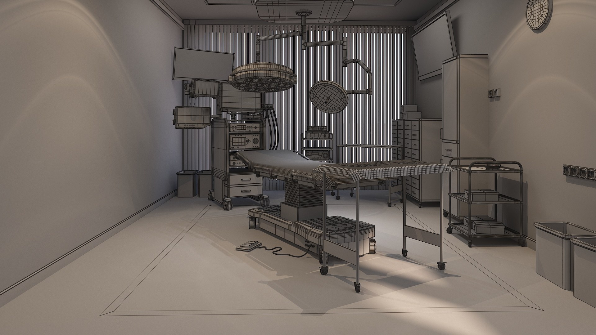 3D General Surgery Room - TurboSquid 2226980