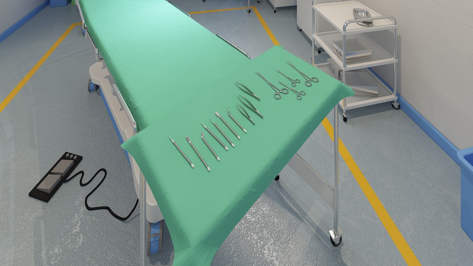 3D General Surgery Room - TurboSquid 2226980