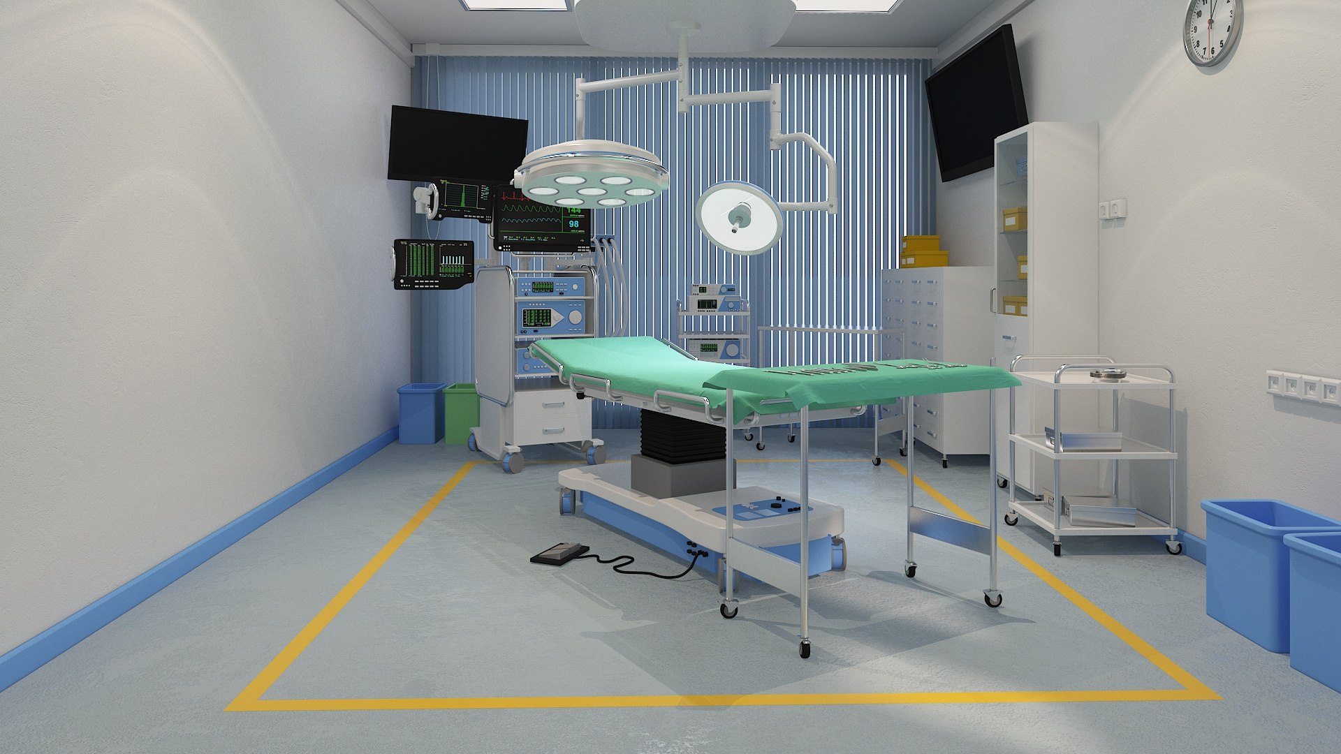 3D General Surgery Room - TurboSquid 2226980