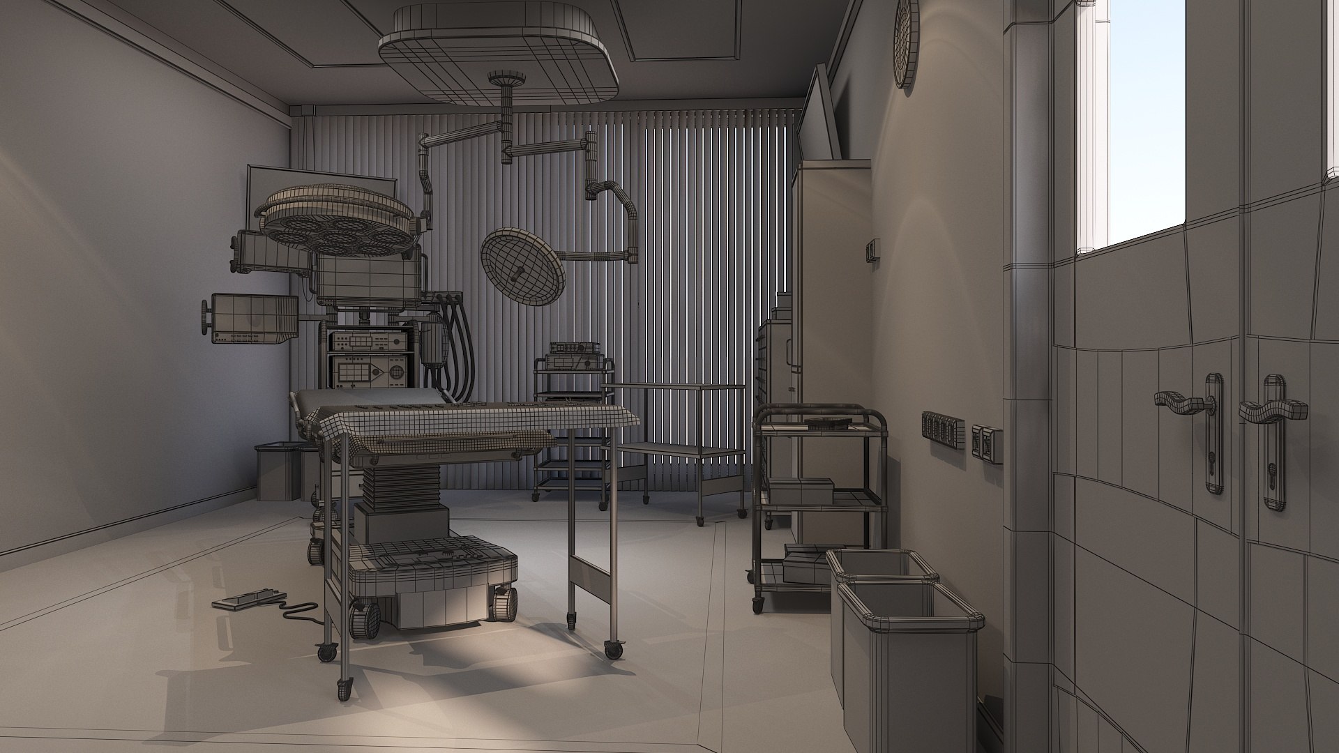 3D General Surgery Room - TurboSquid 2226980
