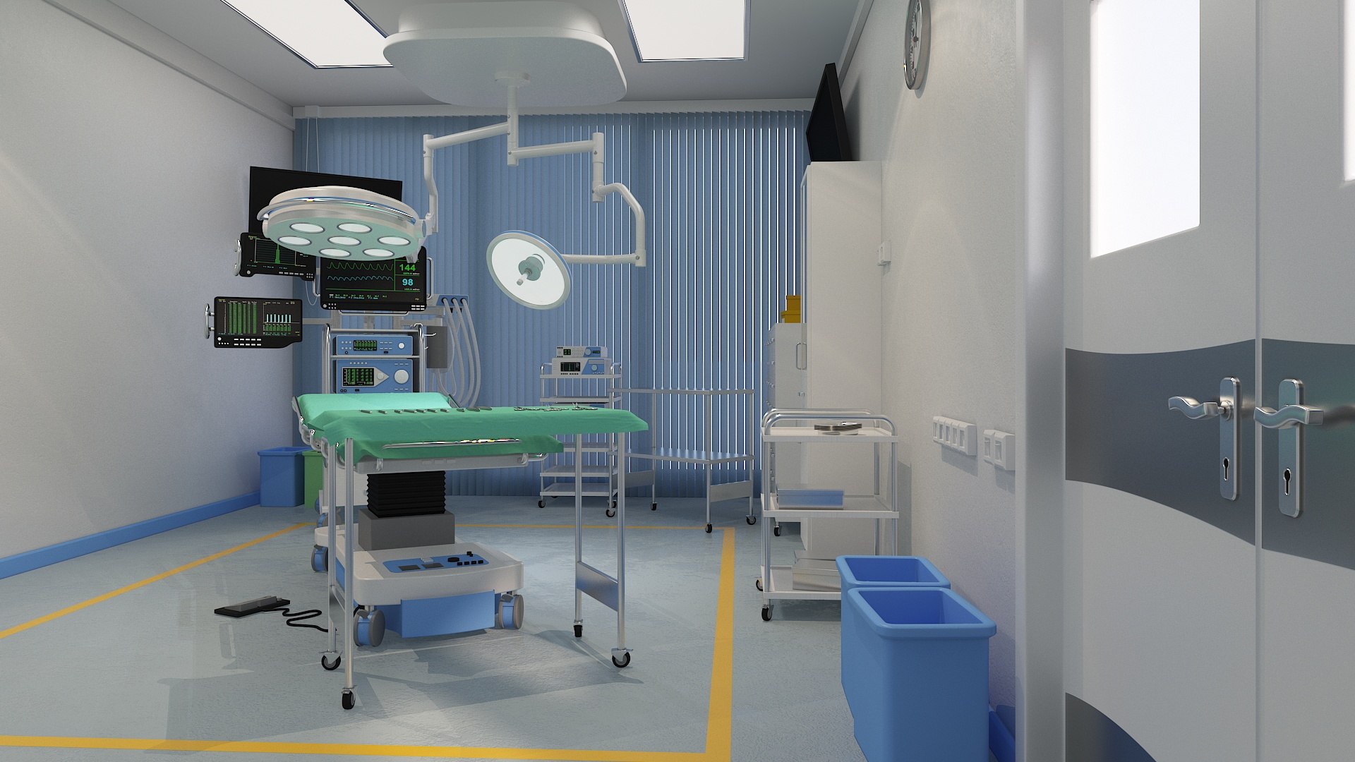 3D General Surgery Room - TurboSquid 2226980