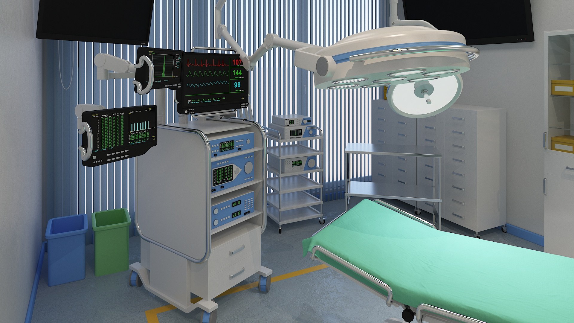 3D General Surgery Room - TurboSquid 2226980