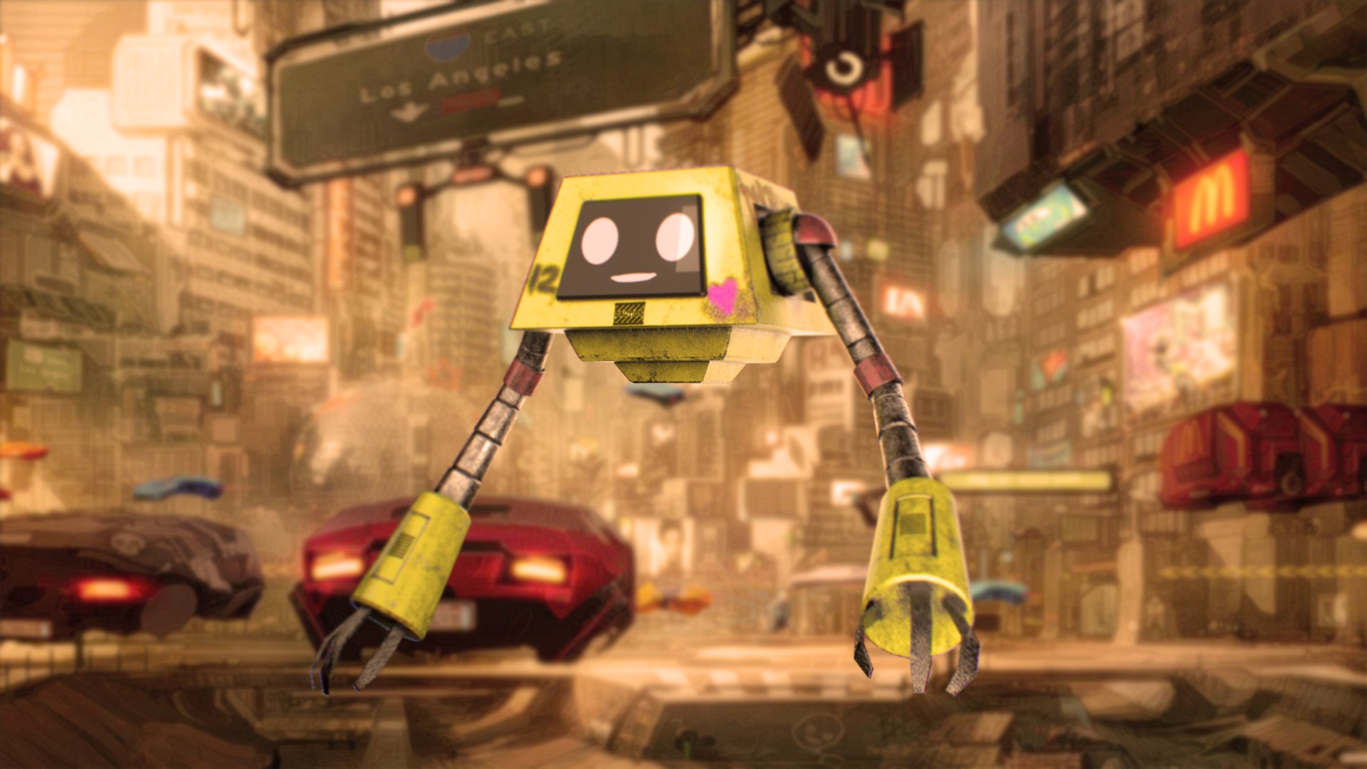 3D Character Robot Model - TurboSquid 1605163