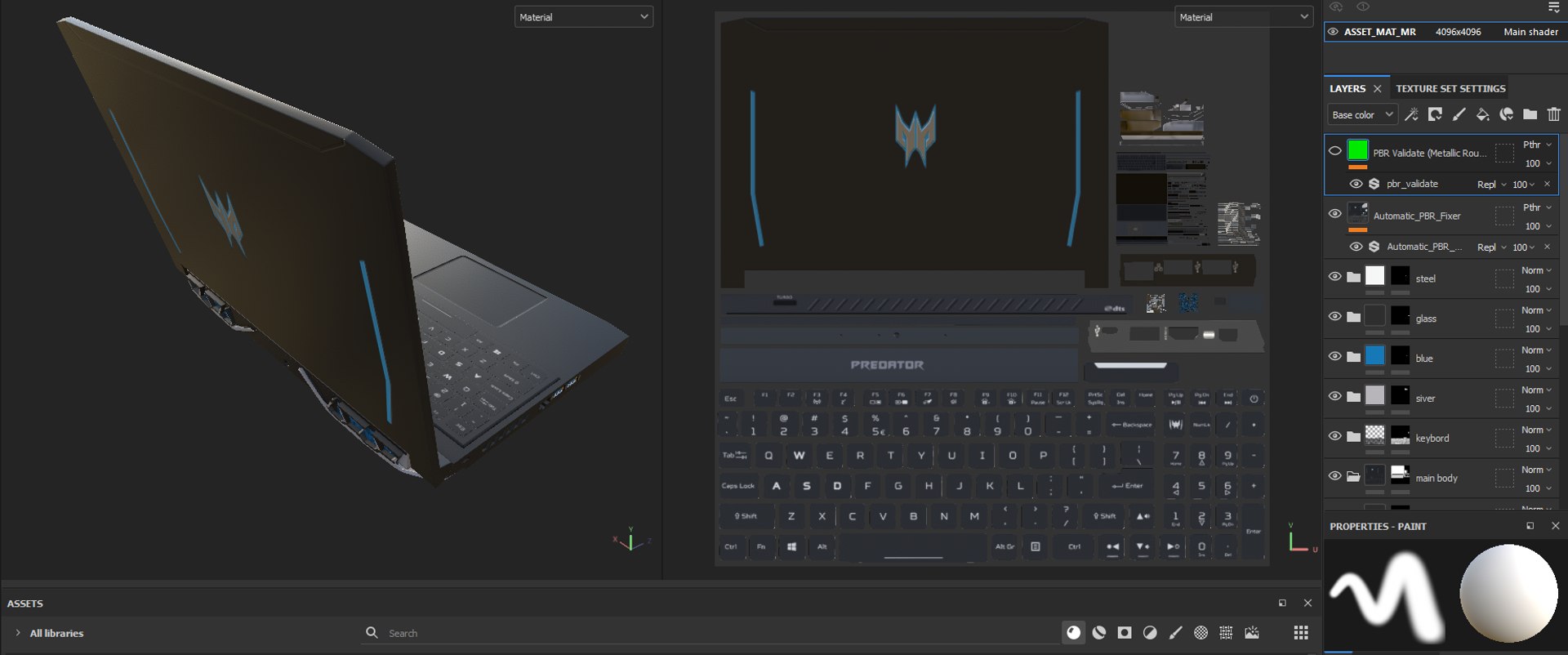 Acer Predator Helios 300 Gaming Laptop 3D - TurboSquid 2345398