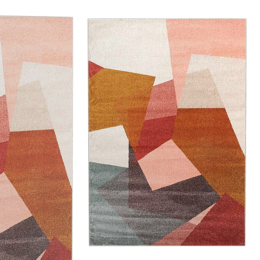 DIVINITY FRAGMENTS BLUSH MODERN RUG 3D - TurboSquid 1990817